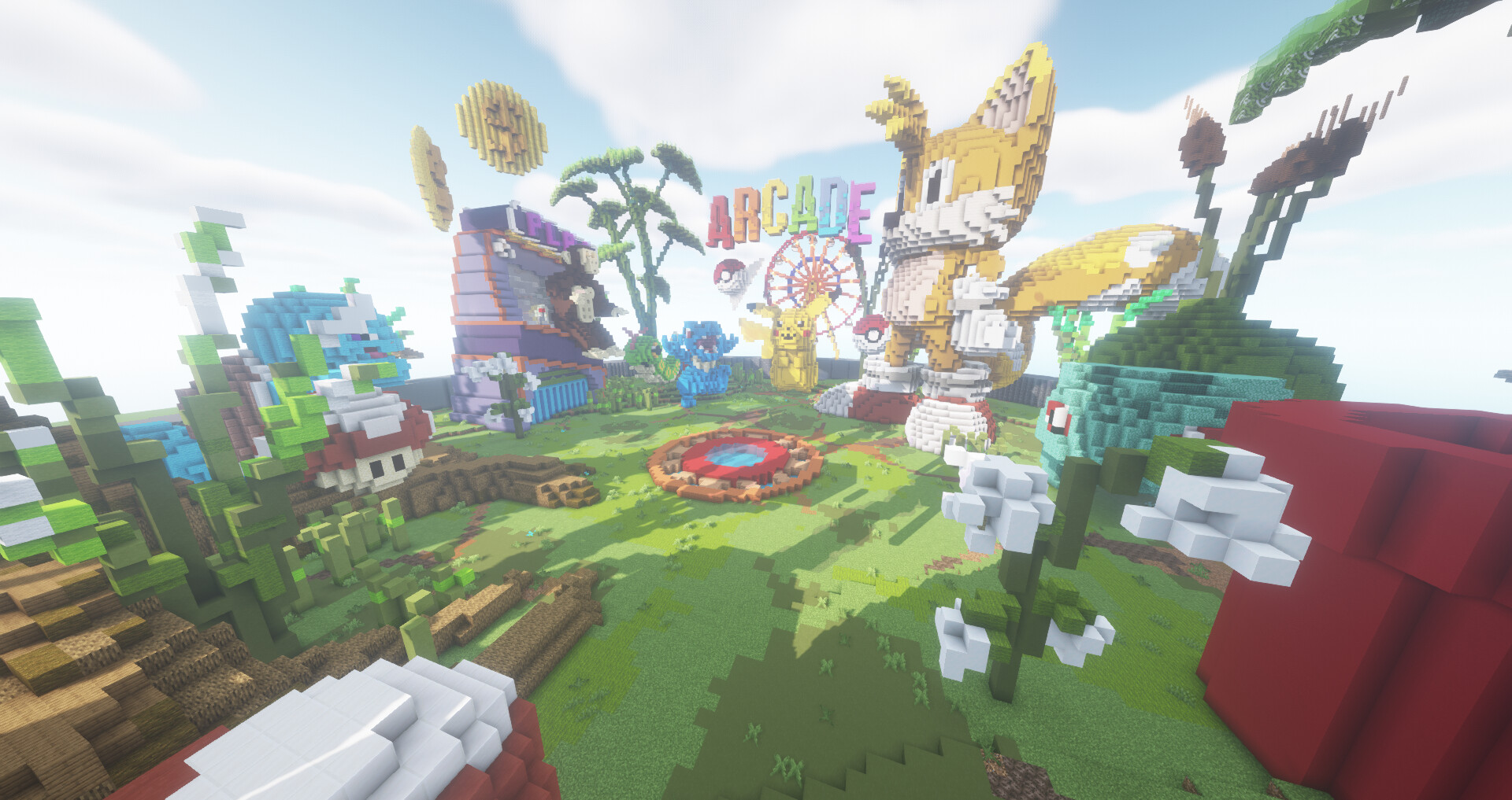 [ Arcade Lobby ] ↪ CARTOON LAND ↩ Minecraft Map
