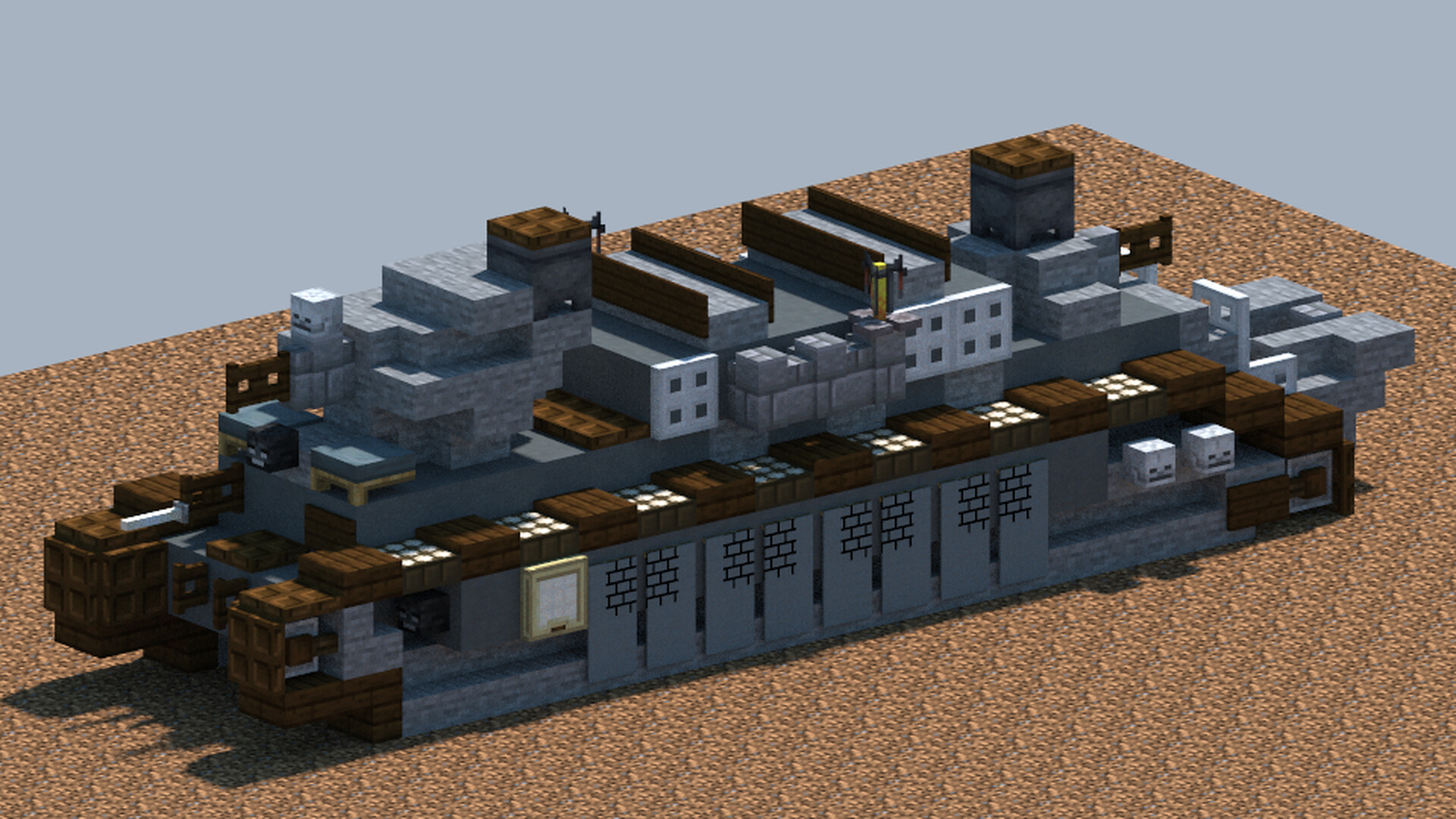 Char 2C Super Heavy Tank [With Download] Minecraft Map