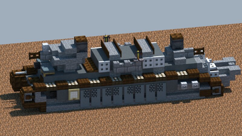 Char 2C Super Heavy Tank [With Download] Minecraft Map