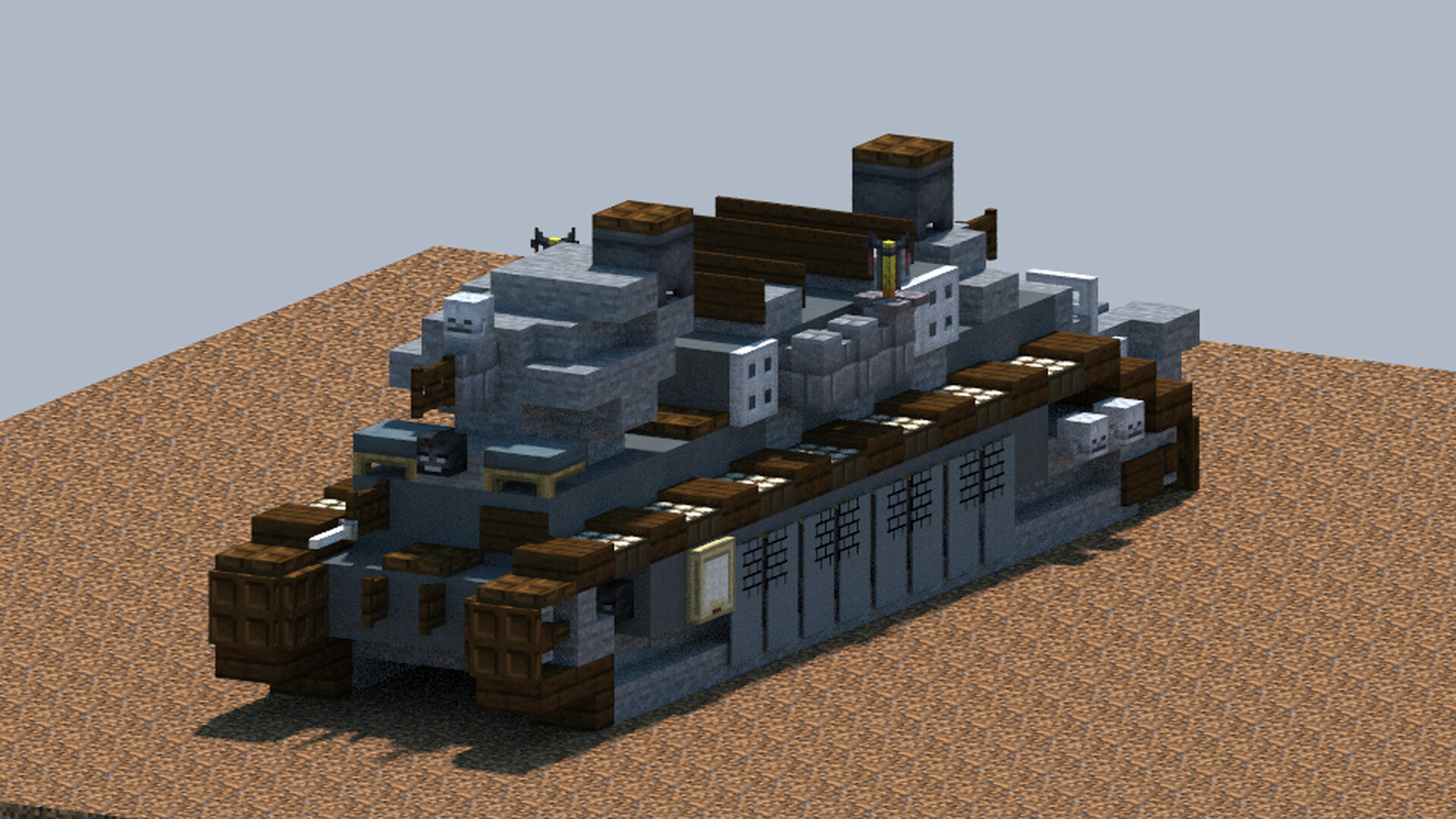 Char 2C Super Heavy Tank [With Download] Minecraft Map