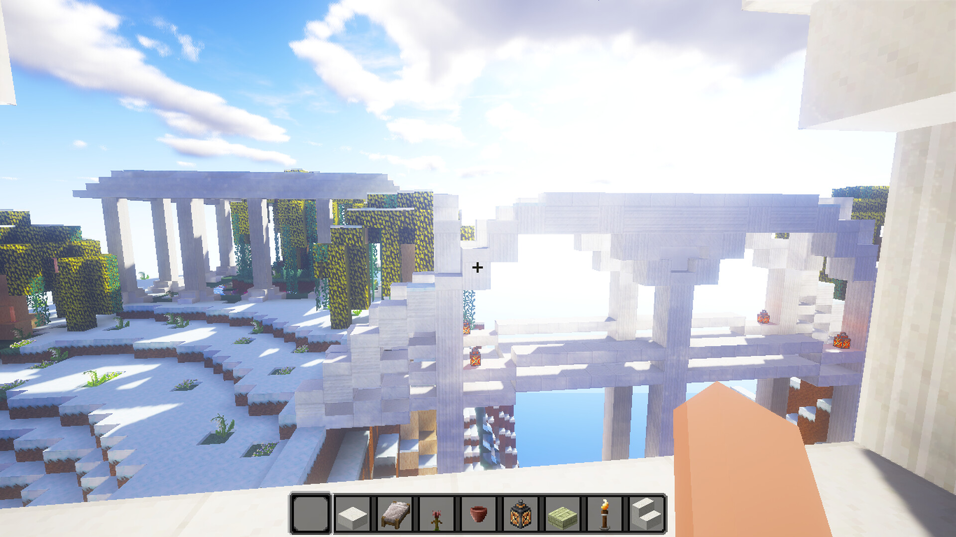 survival map project: 1-cloud village Minecraft Map