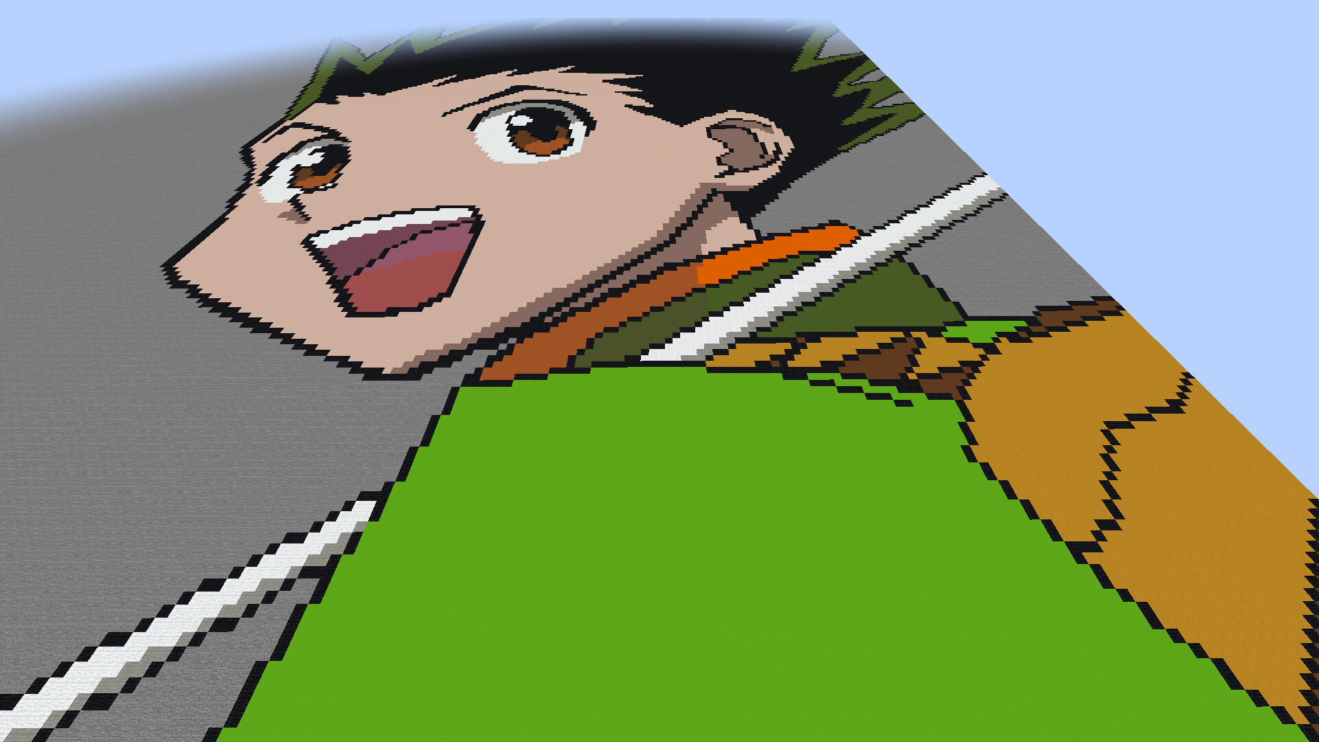 Gon Freecss from Hunter X Hunter Minecraft Map