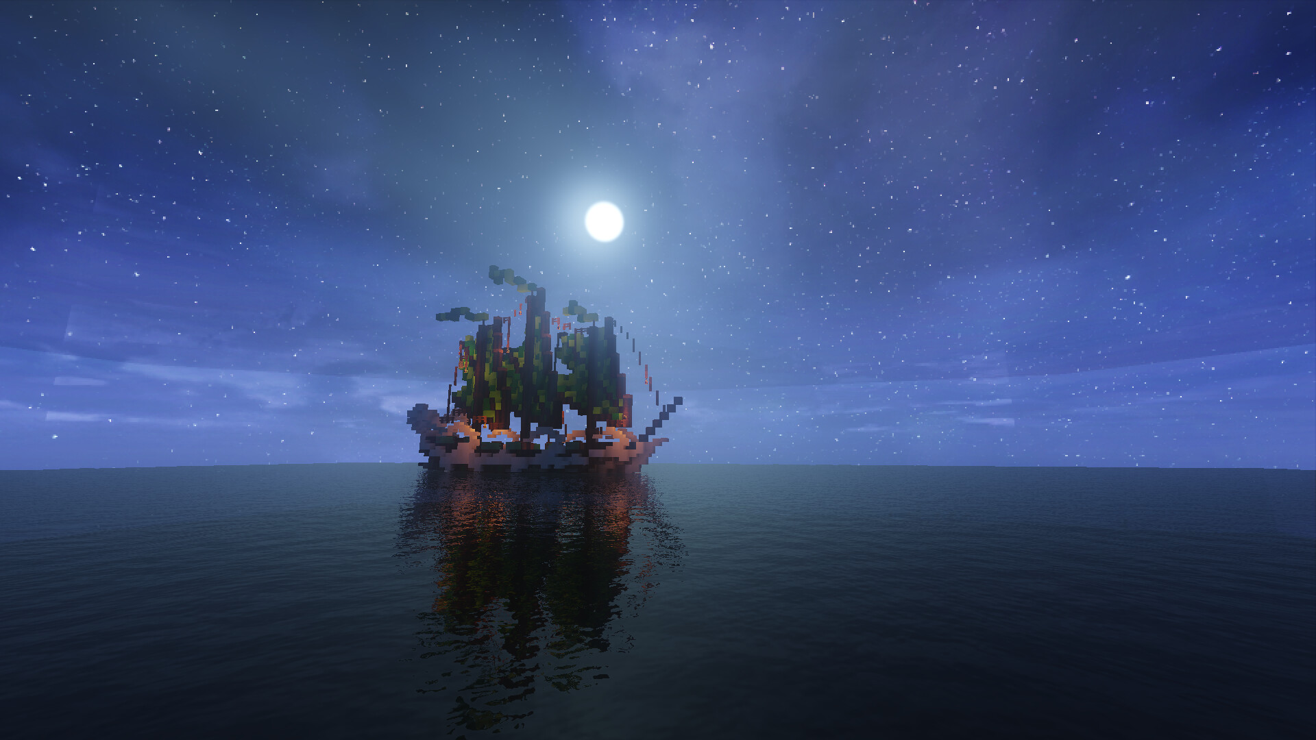 Fantasy Elfic Ship Minecraft Map