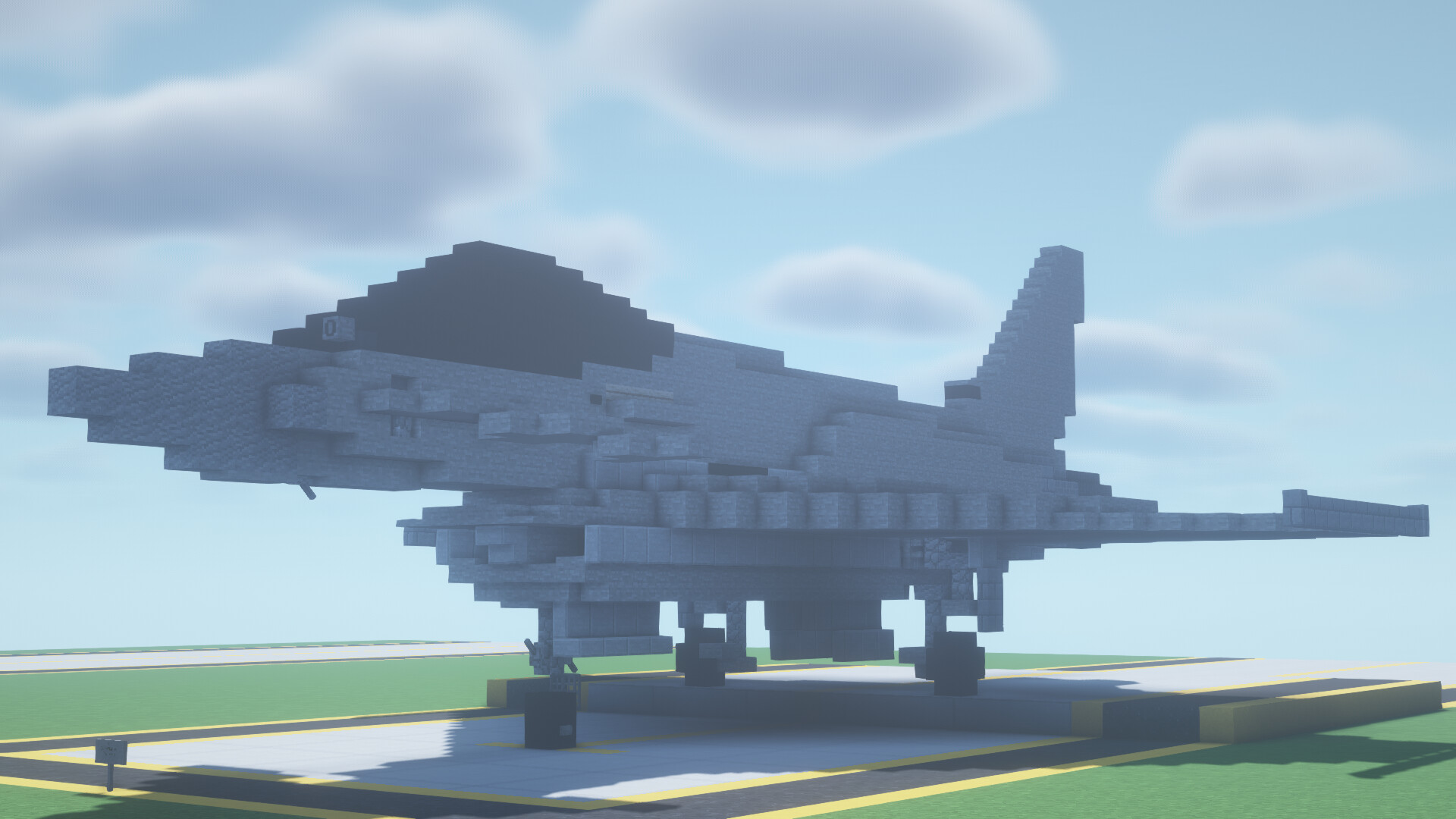 3:1 Eurofighter Typhoon Minecraft Map