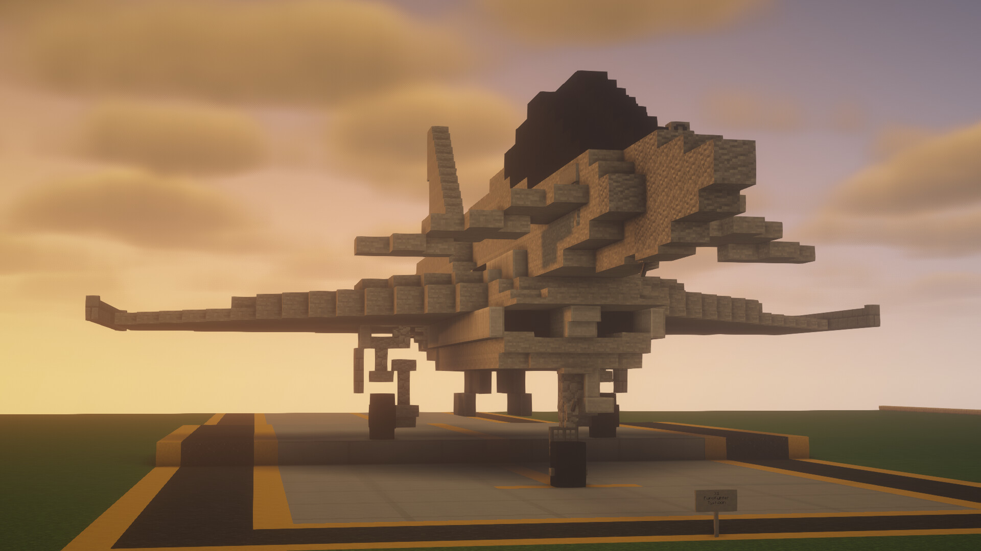 3:1 Eurofighter Typhoon Minecraft Map