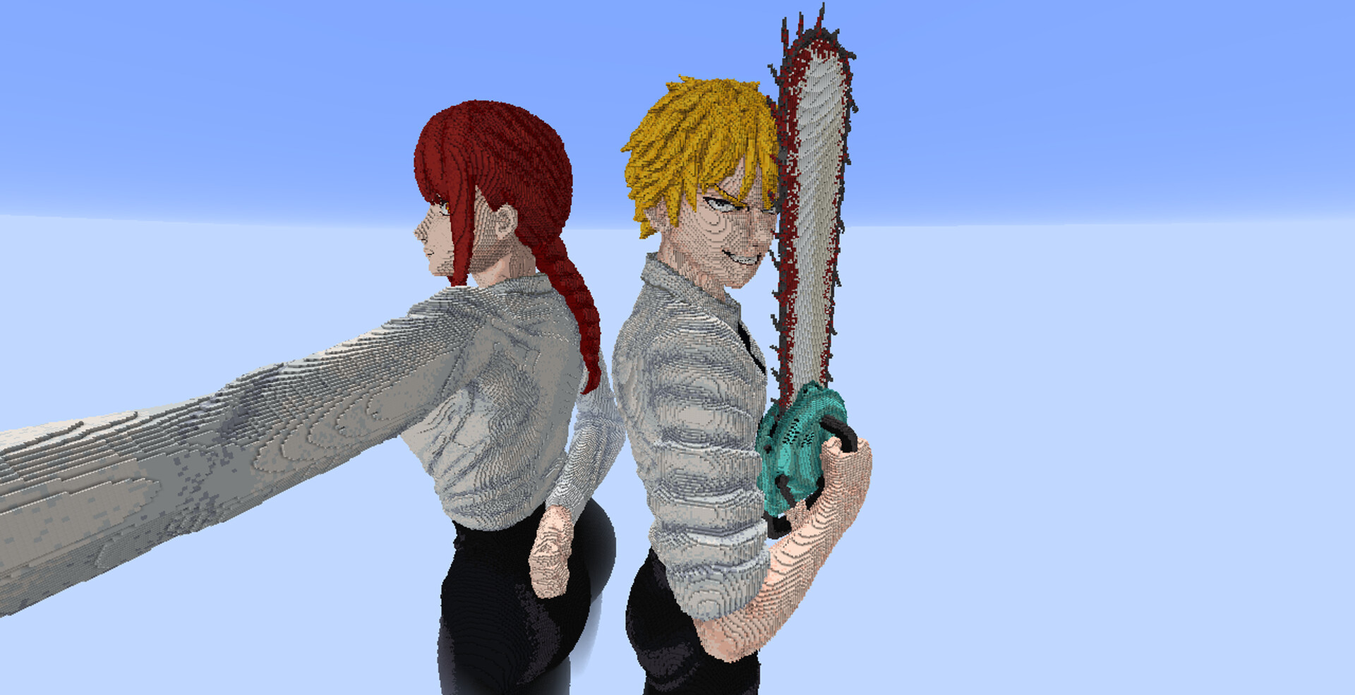 Chainsaw Man - Makima and Denji Minecraft Map