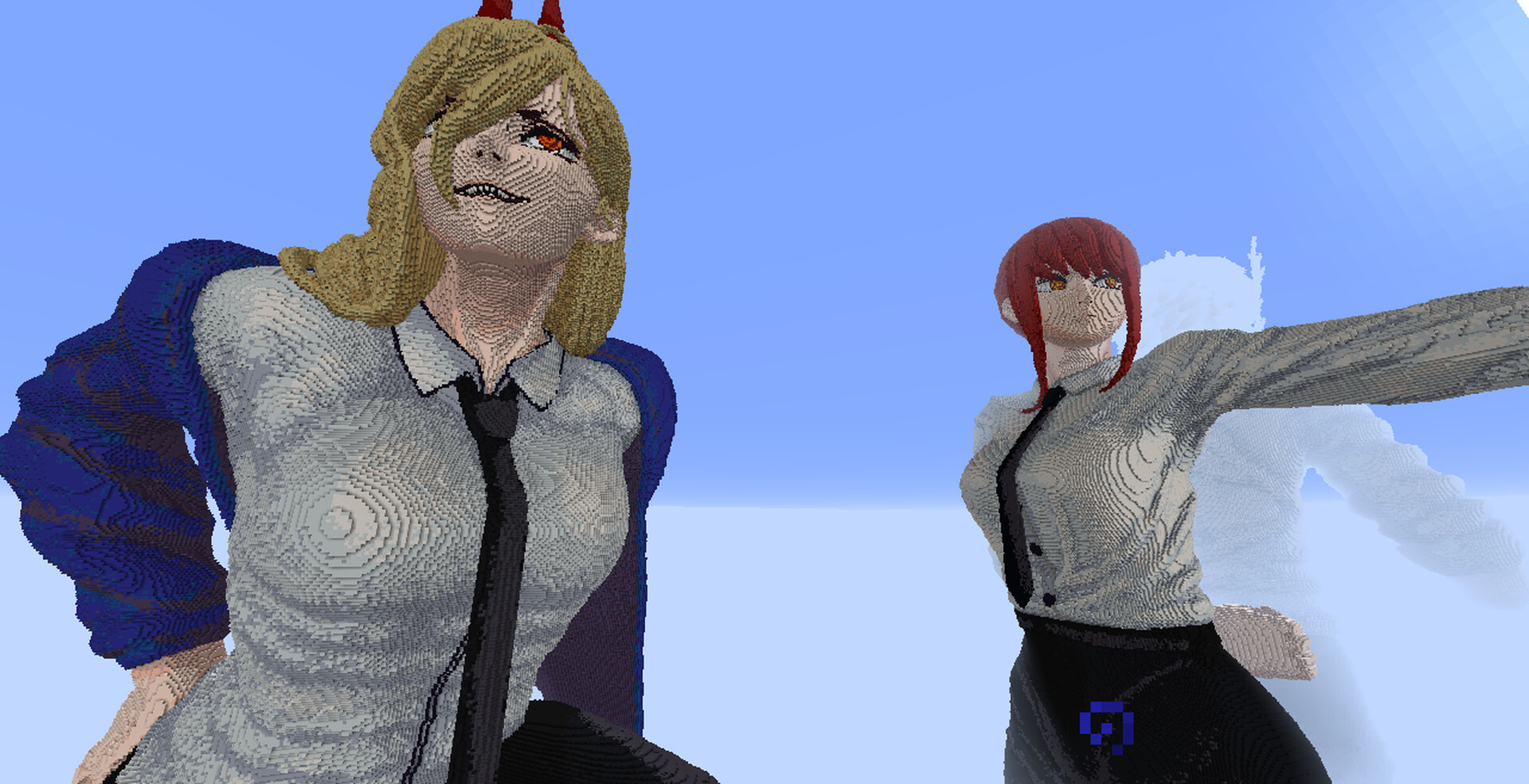 Chainsaw Man - Makima and Denji Minecraft Map