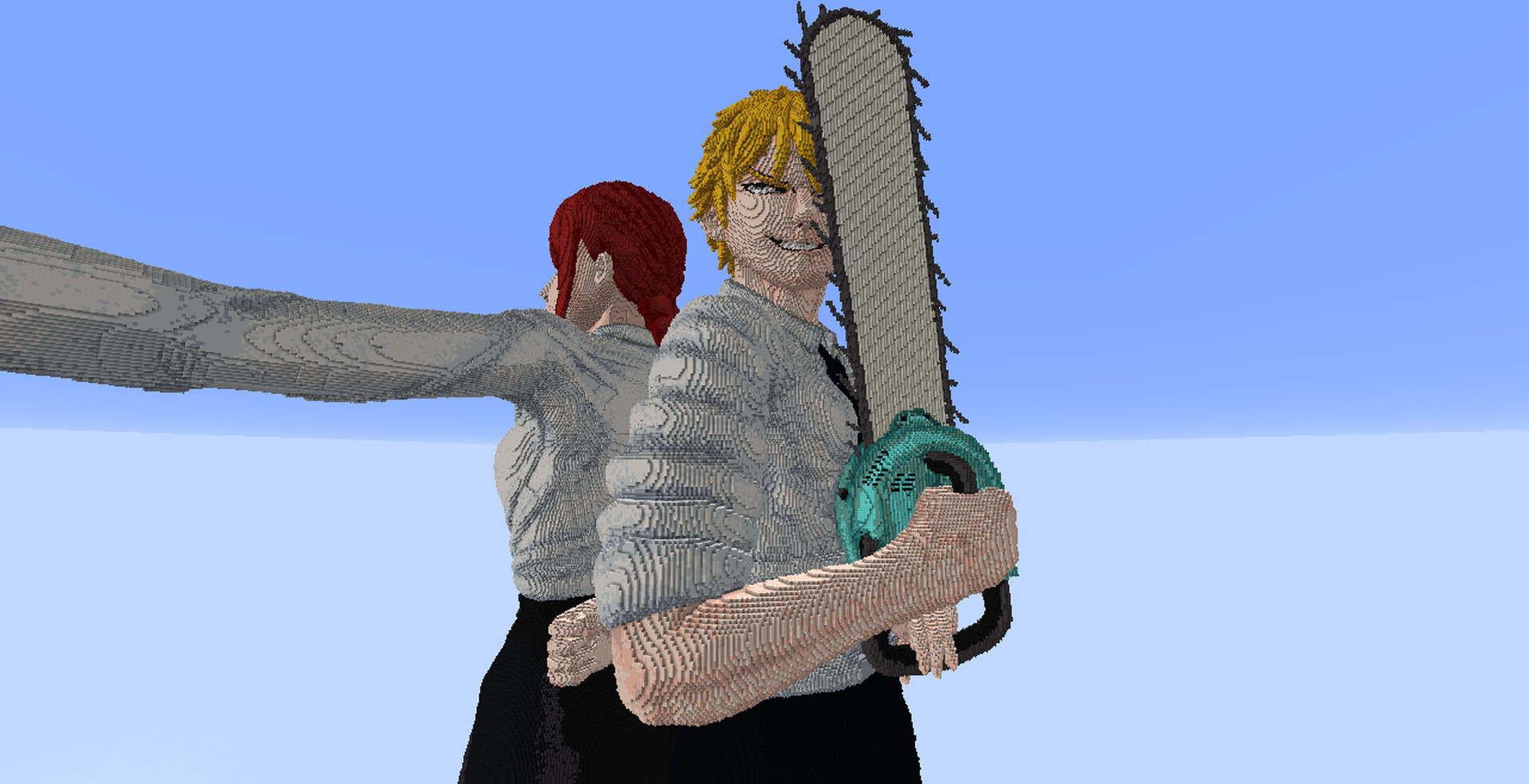 Chainsaw Man - Makima and Denji Minecraft Map