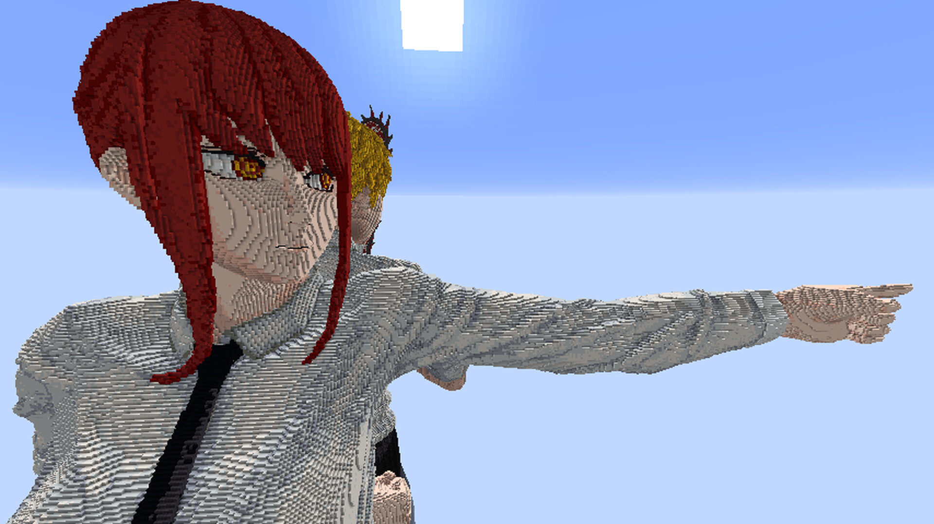 Chainsaw Man - Makima and Denji Minecraft Map