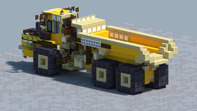 Volvo A25C, Articulated dump truck [With Download] Minecraft Map