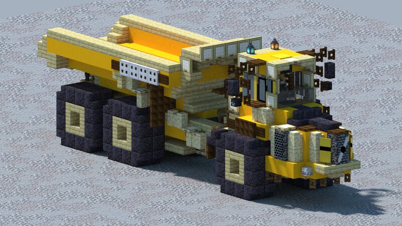 Volvo A25C, Articulated dump truck [With Download] Minecraft Map