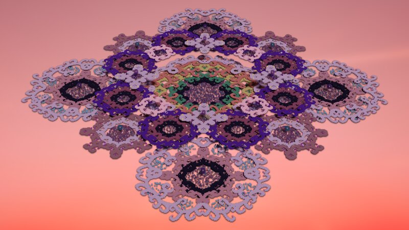 Mandala Art Minecraft Map