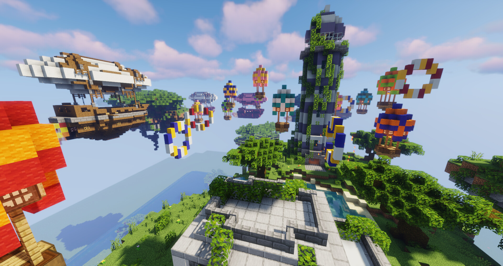 🦋 Air Ships (Elytra Map) 🦋 Minecraft Map