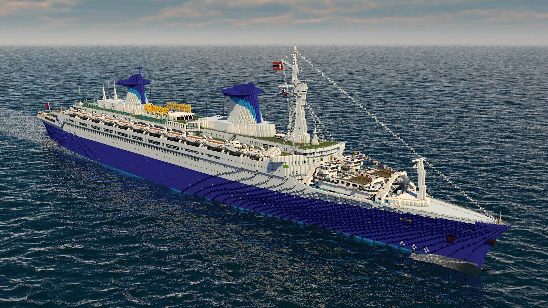 SS Norway (ex. SS France) Map Package Minecraft Map