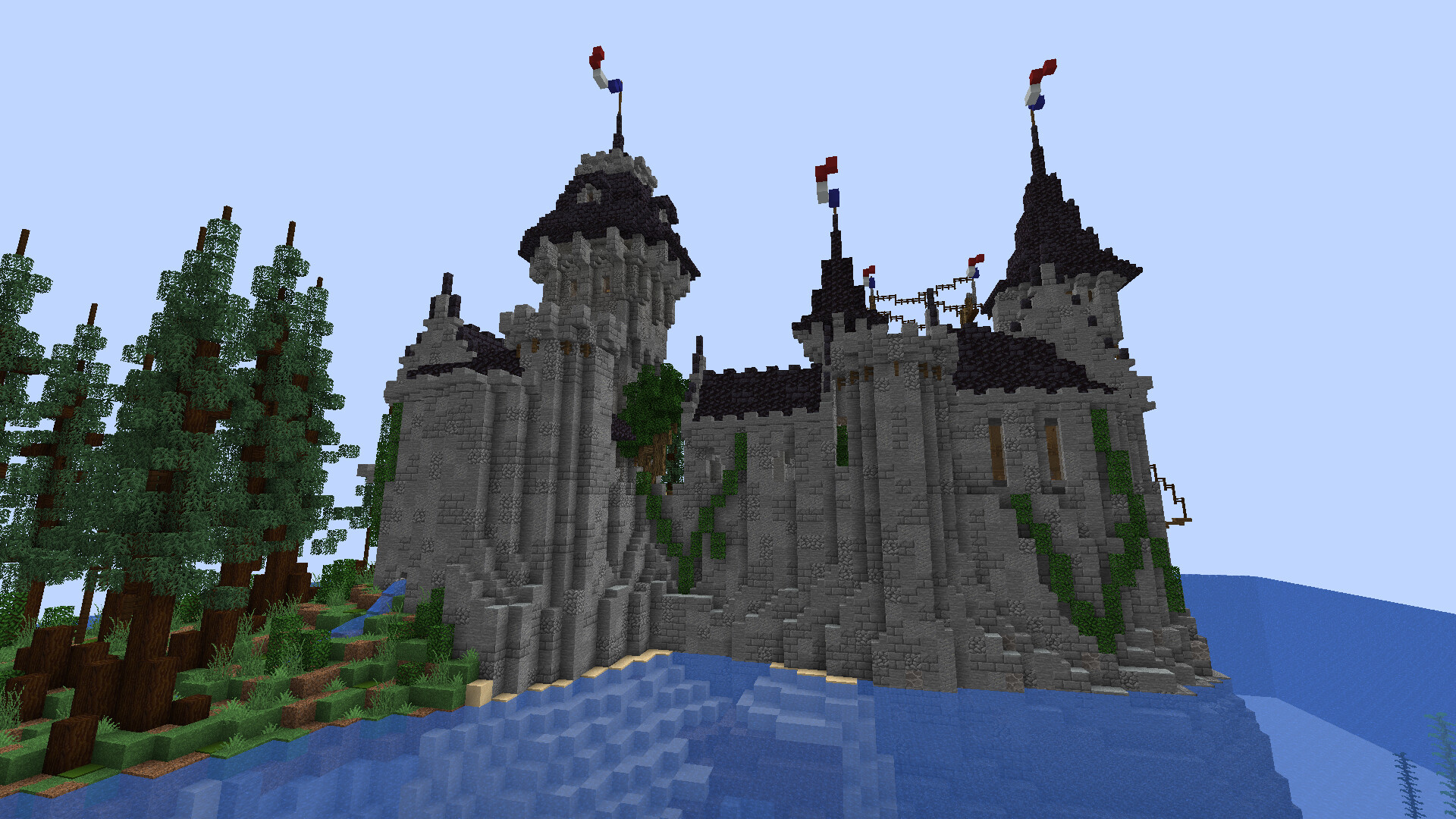 Small castle (inside decorate) + Download Minecraft Map