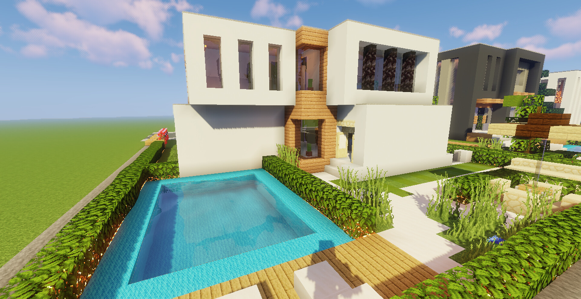 Modern House #96 Map + Schematic Minecraft Map