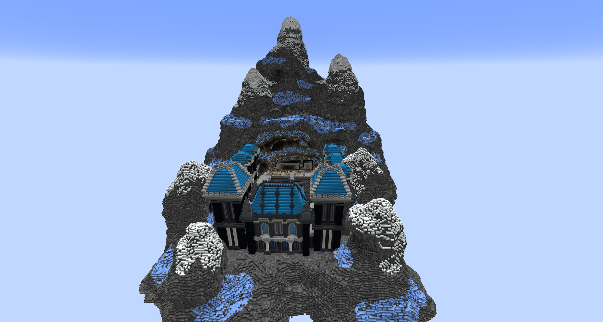 COMMISSION | Icy Mountain Prison Spawn Minecraft Map