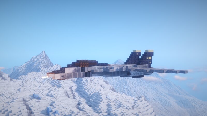 1.5:1 Scale Grumman F-14 Tomcat Minecraft Map