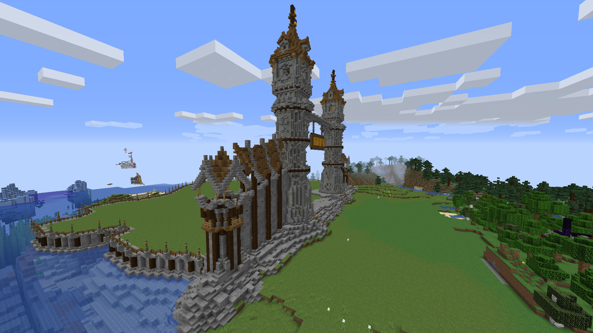 Medieval Ship Port Minecraft Map