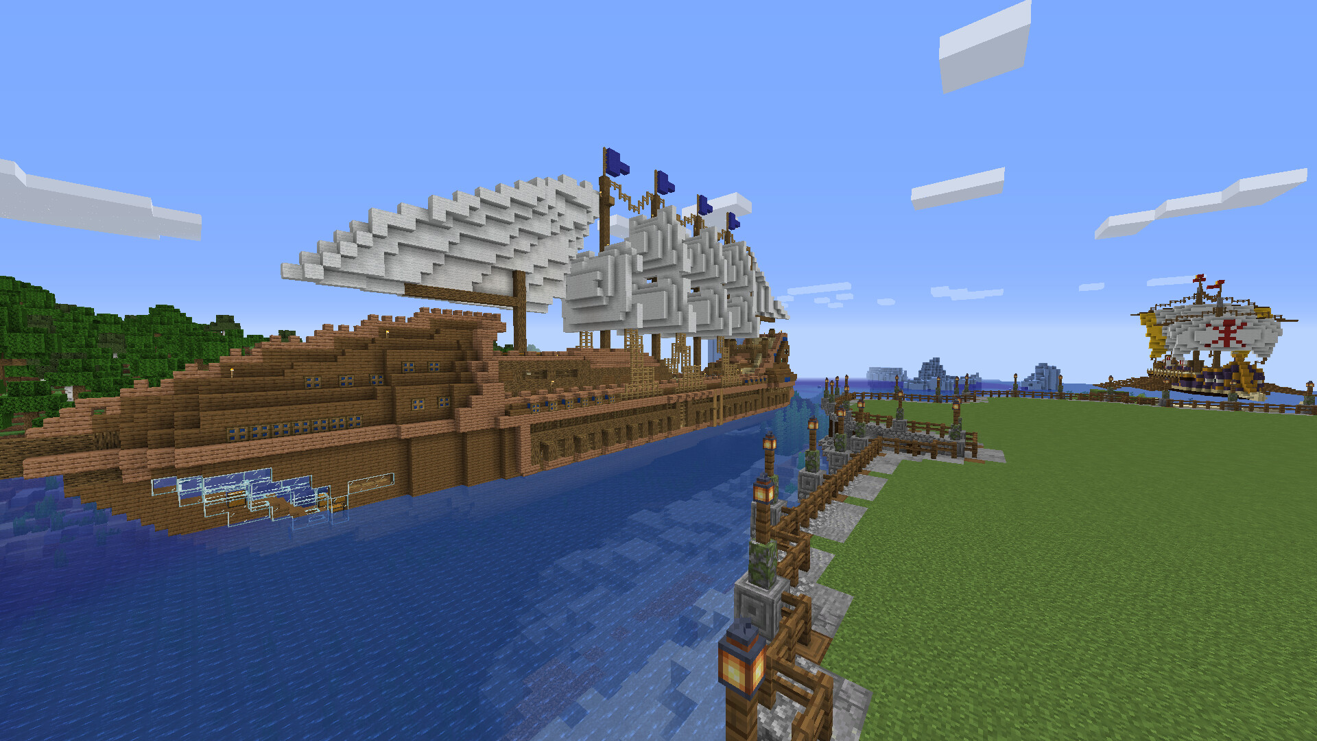 Medieval Ship Port Minecraft Map