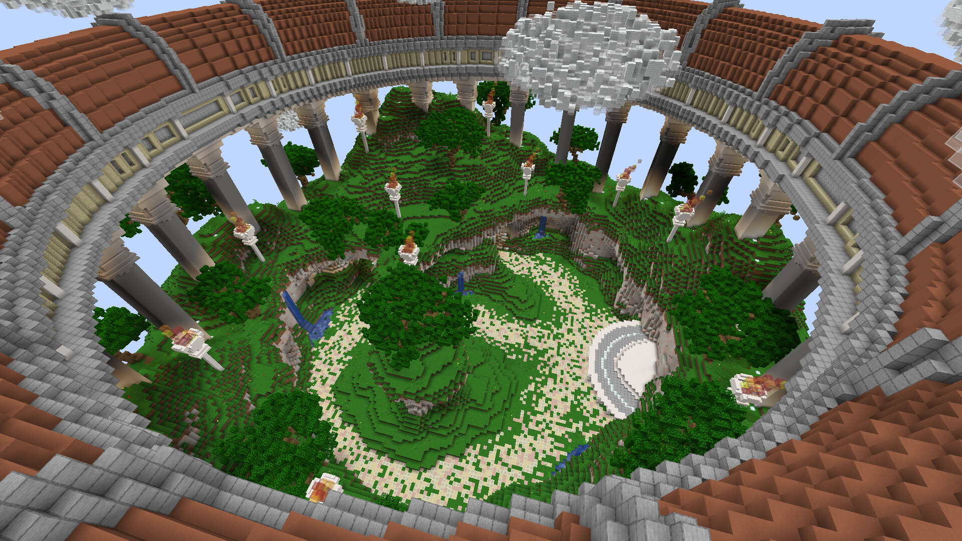 COMMISSION | Greek PVP Arena Minecraft Map