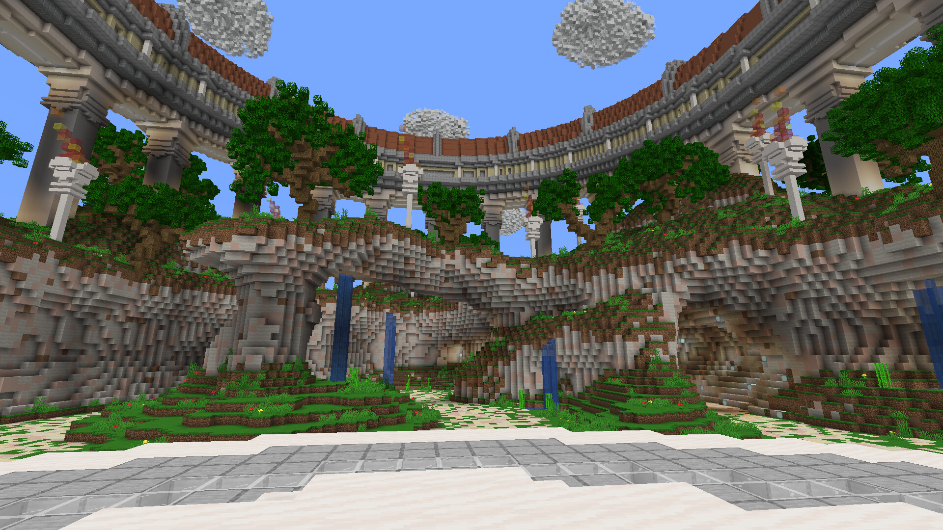 COMMISSION | Greek PVP Arena Minecraft Map