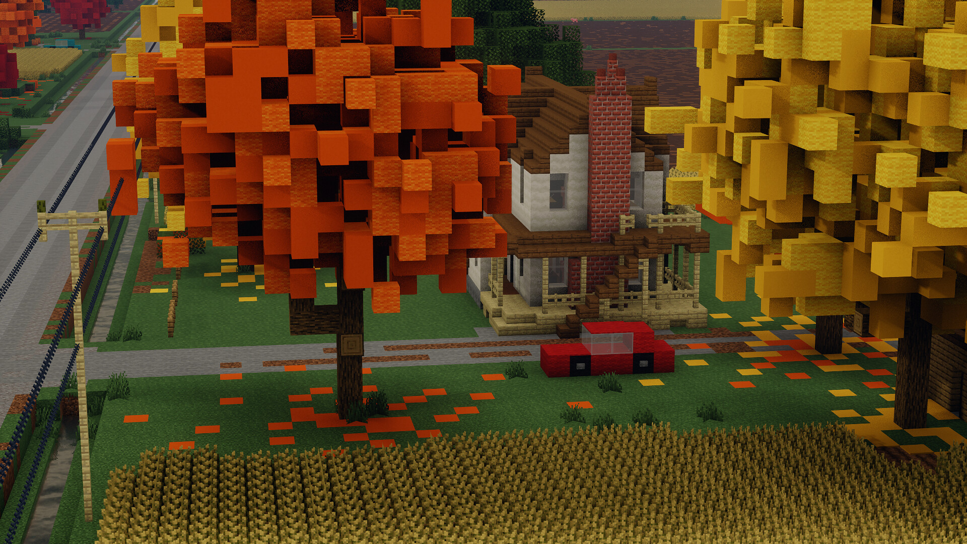 Canadian Fields - Halloween in Montreal, 1951 Minecraft Map