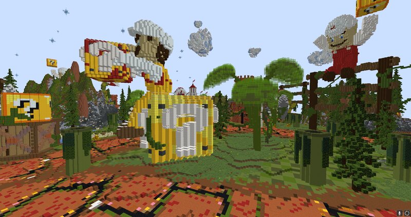 Mario World Minecraft Map