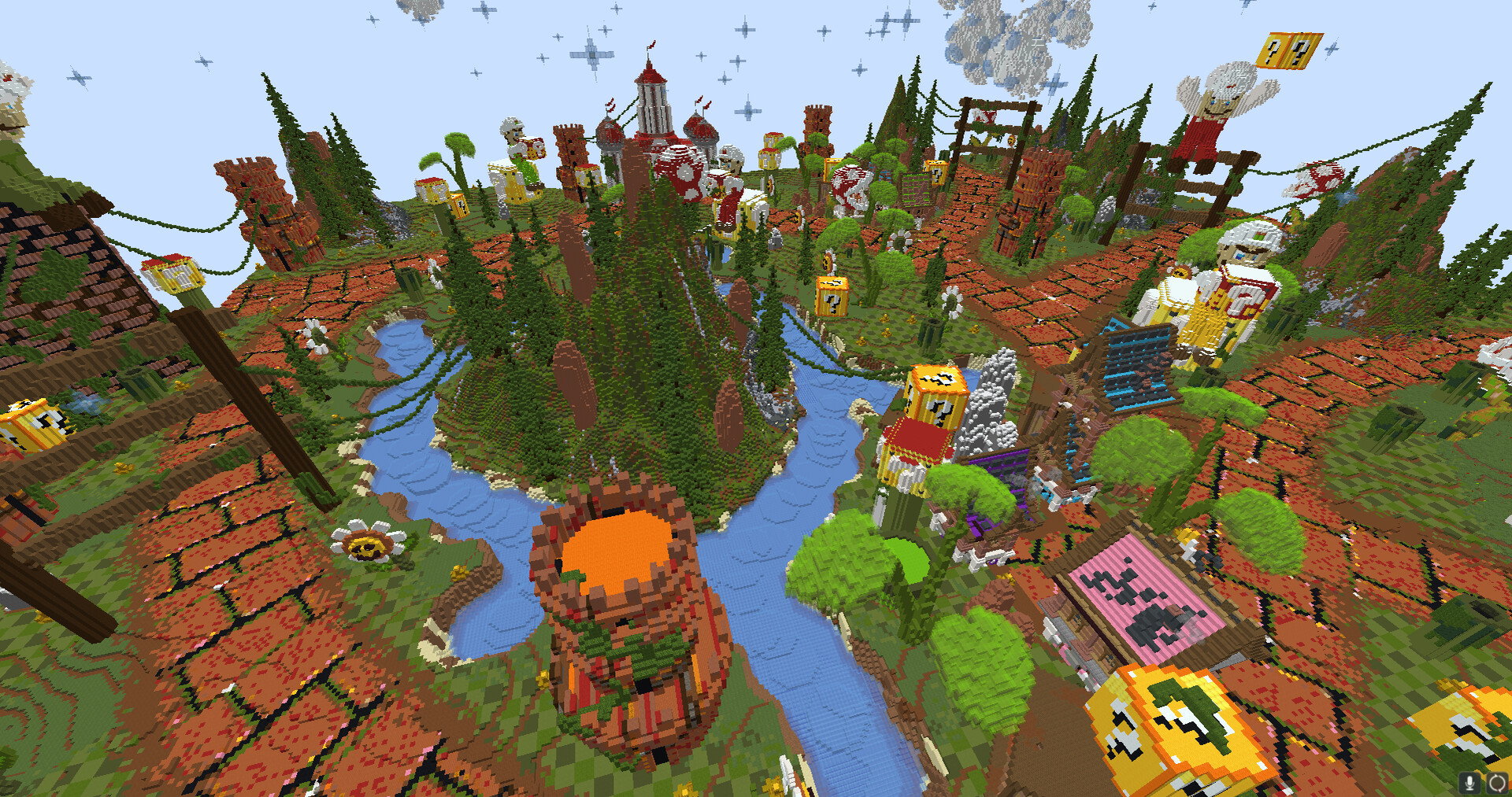 Mario World Minecraft Map