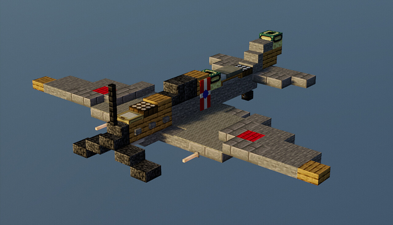 Messerschmitt BF-109 Minecraft Map