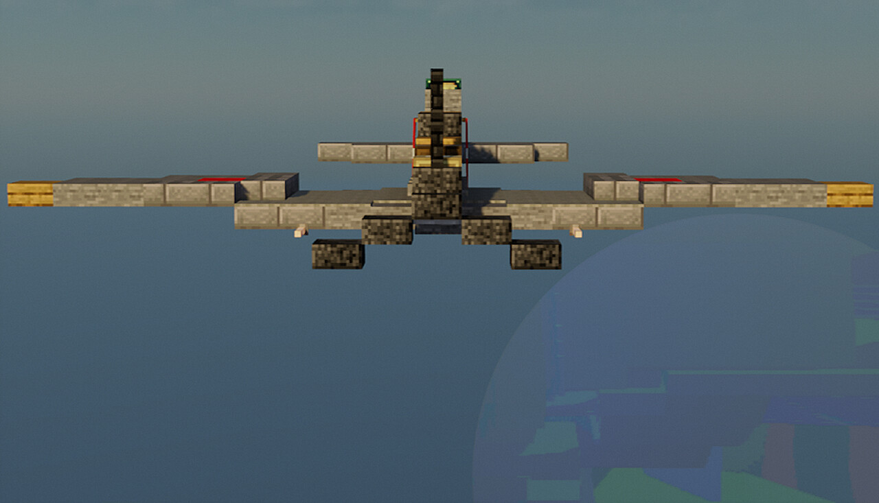 Messerschmitt BF-109 Minecraft Map