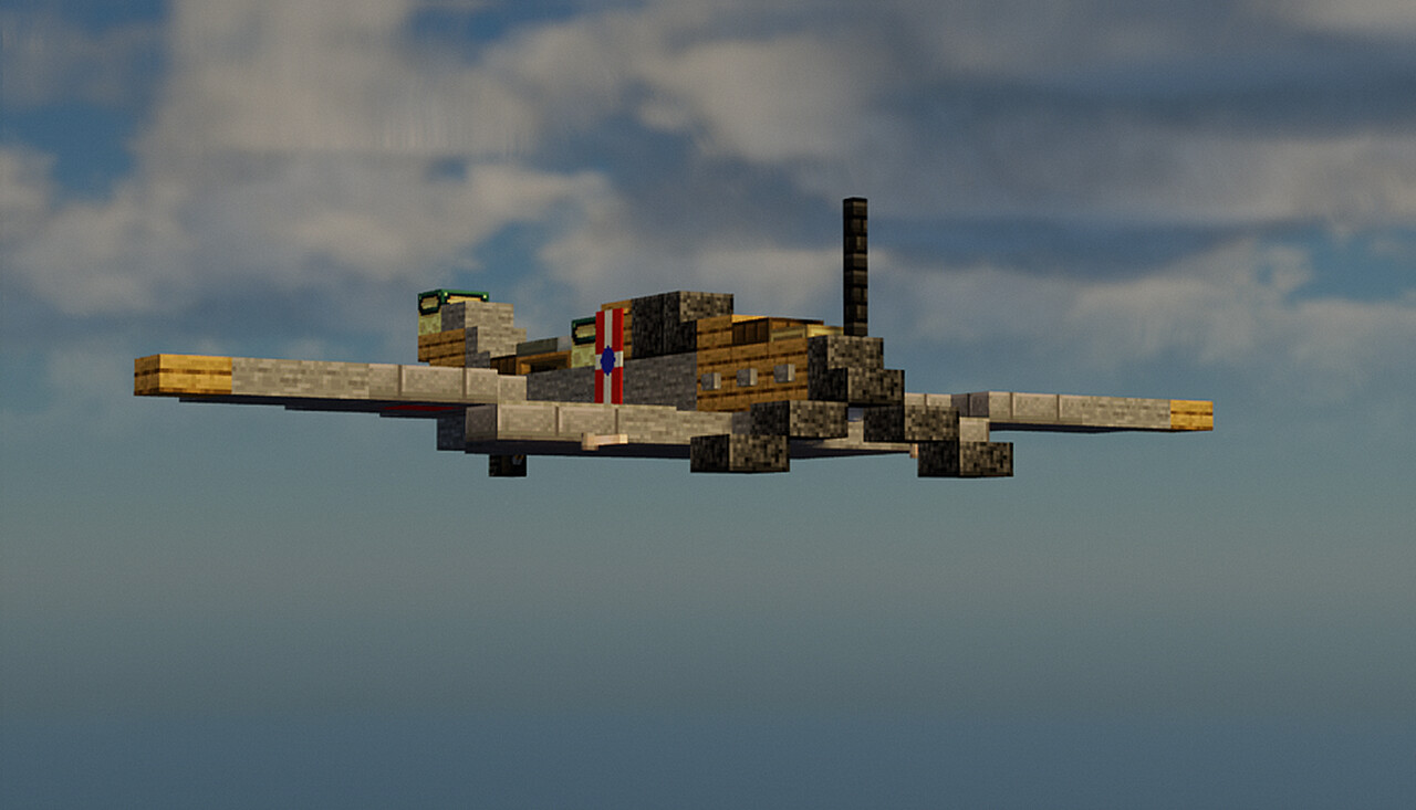 Messerschmitt BF-109 Minecraft Map
