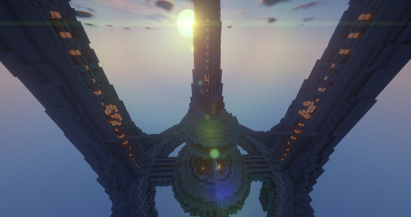 U.S.S. Executioner Space Station Minecraft Map
