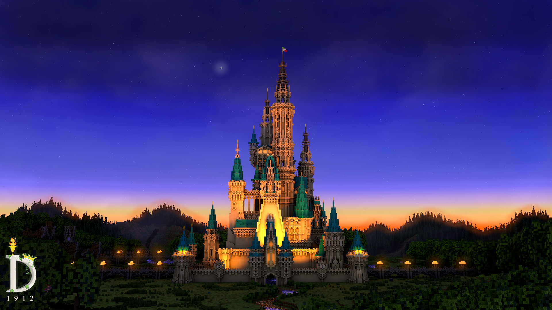 Disney Castle Intro - Map Minecraft Map