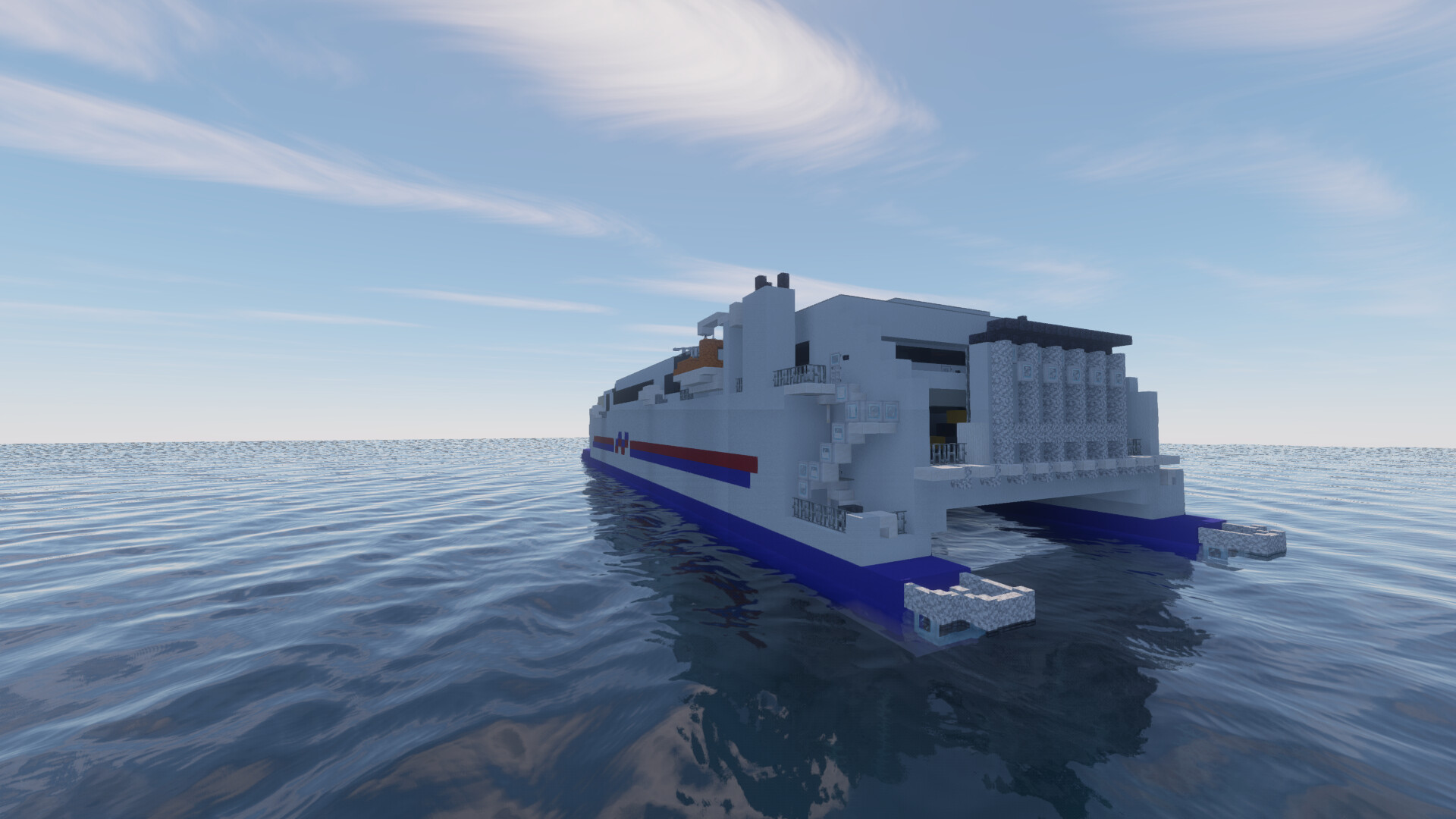 Normandie Express Catamaran Ferry Minecraft Map