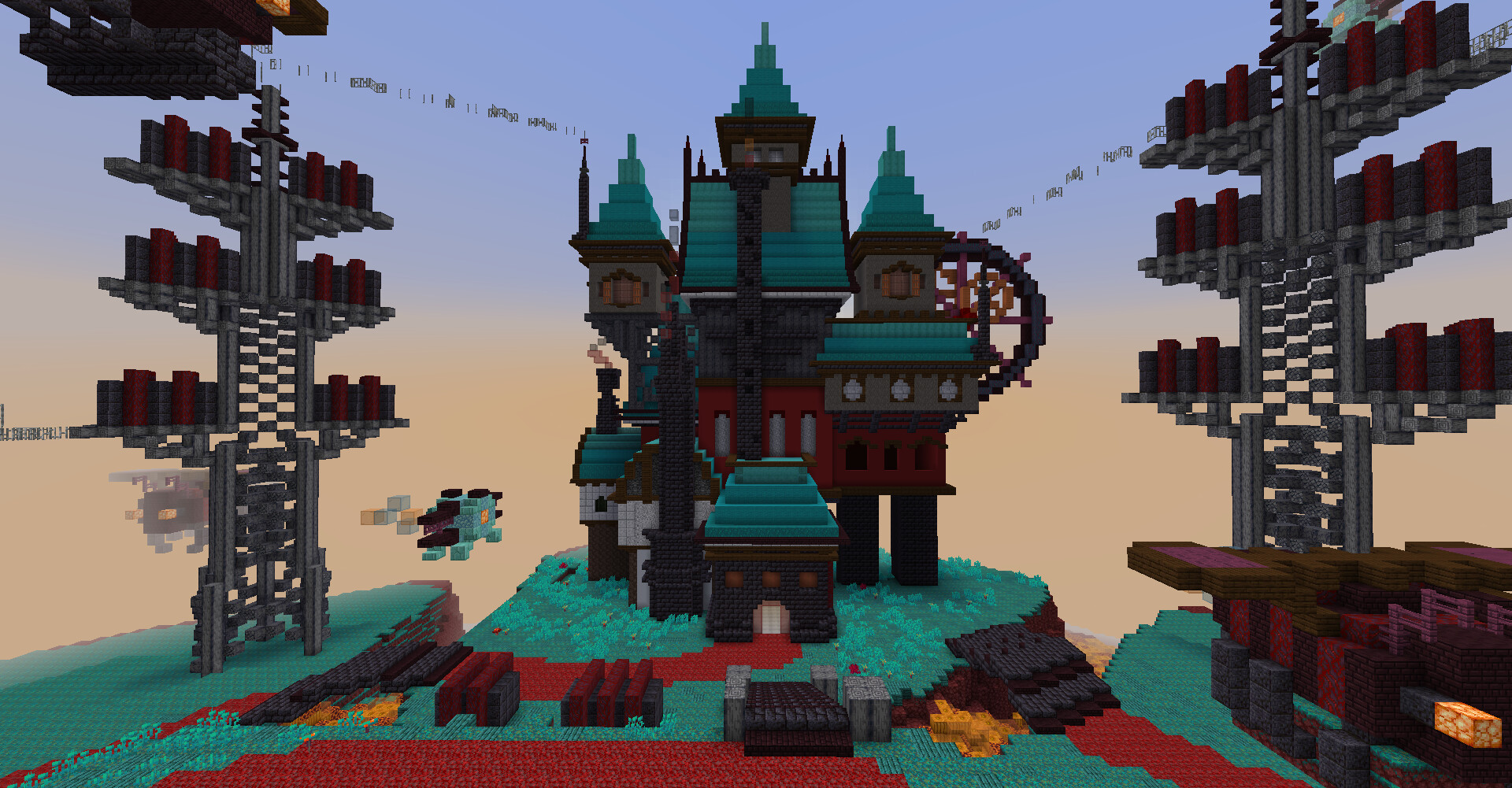 Blue Factory. Minecraft Map