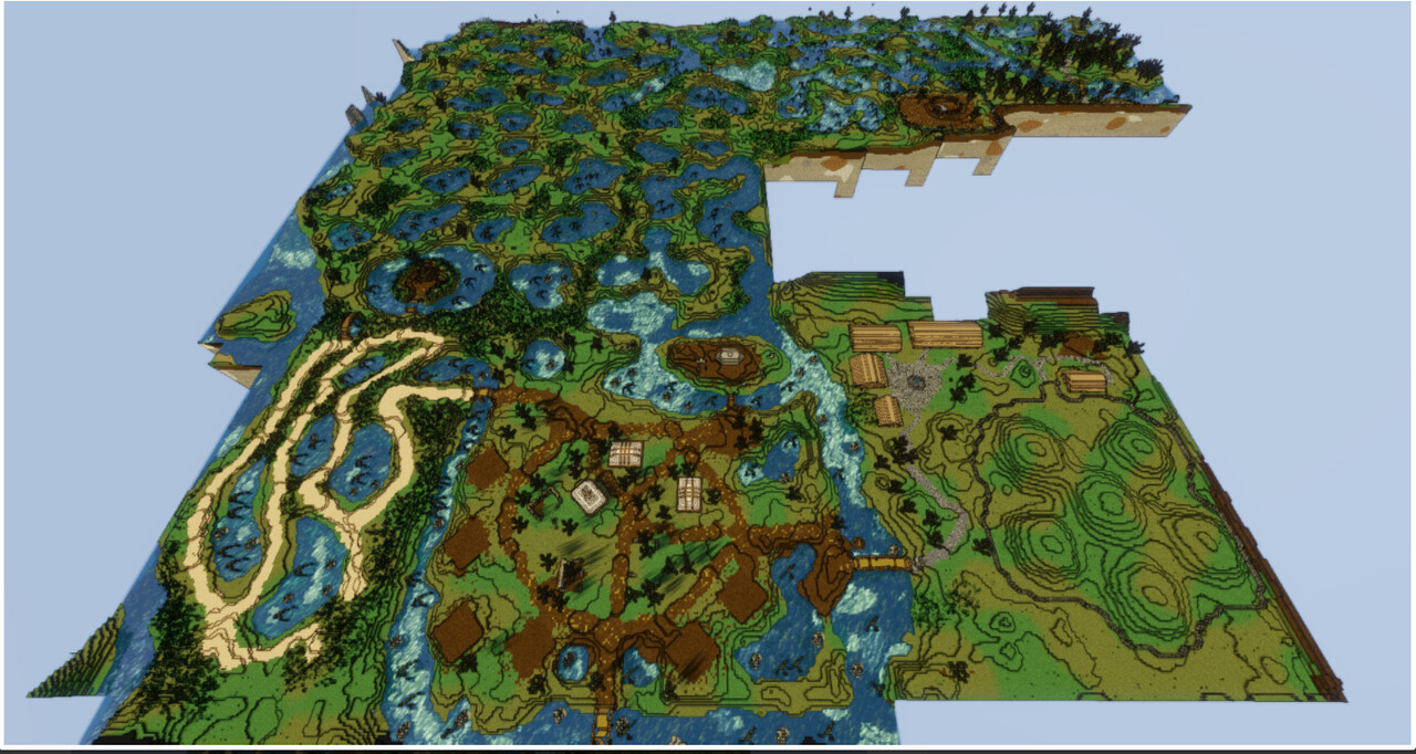 Barrows/Mort Myre Swamp - Minescape Minecraft Map