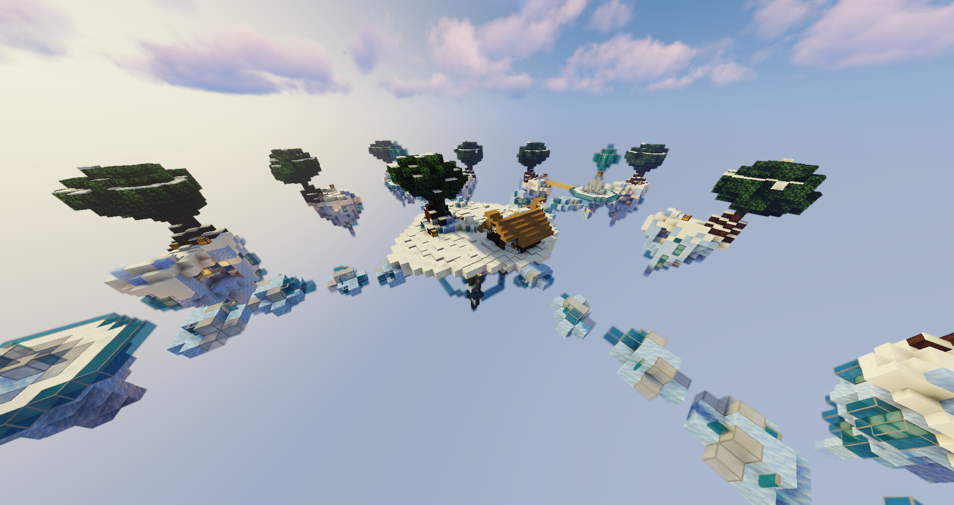 ⛰️ IcySky SkyWars Map Minecraft Map