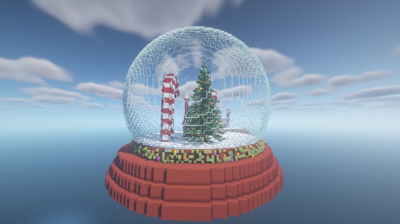 Christmas Snow Globe Minecraft Map