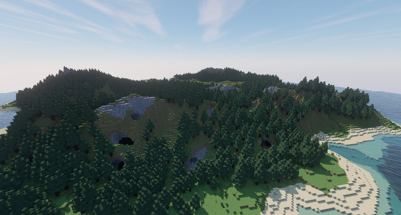 Mountain scape Minecraft Map