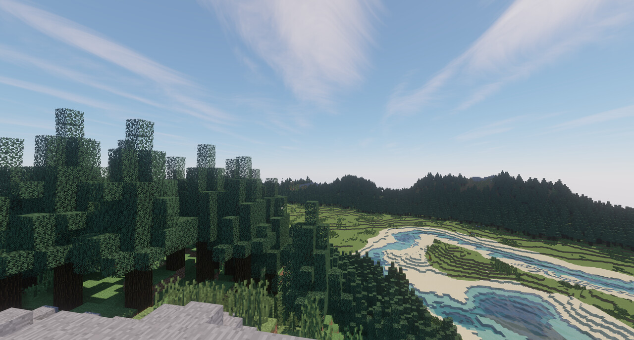 Mountain scape Minecraft Map