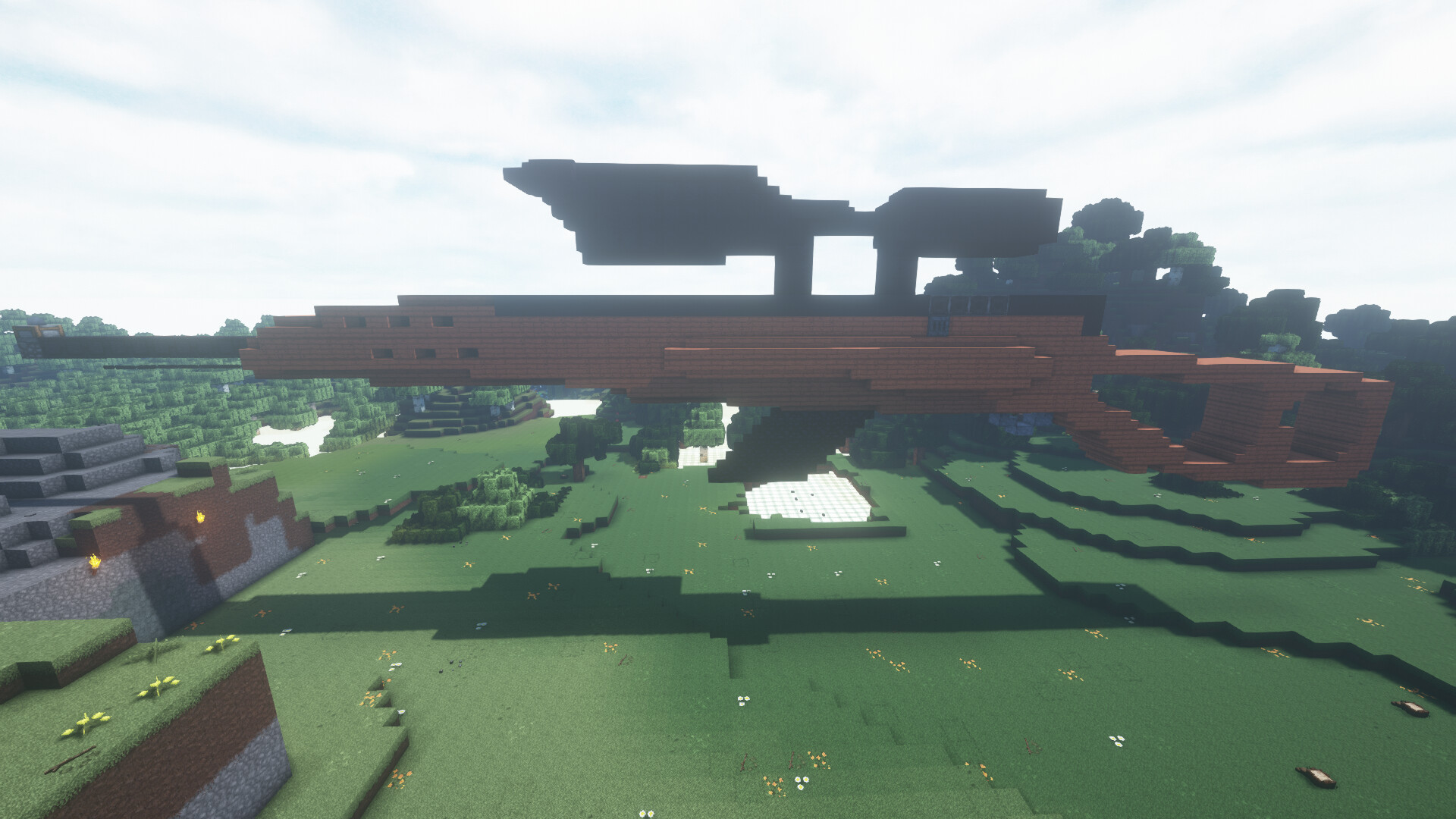 sniper shooting fireworks Minecraft Map