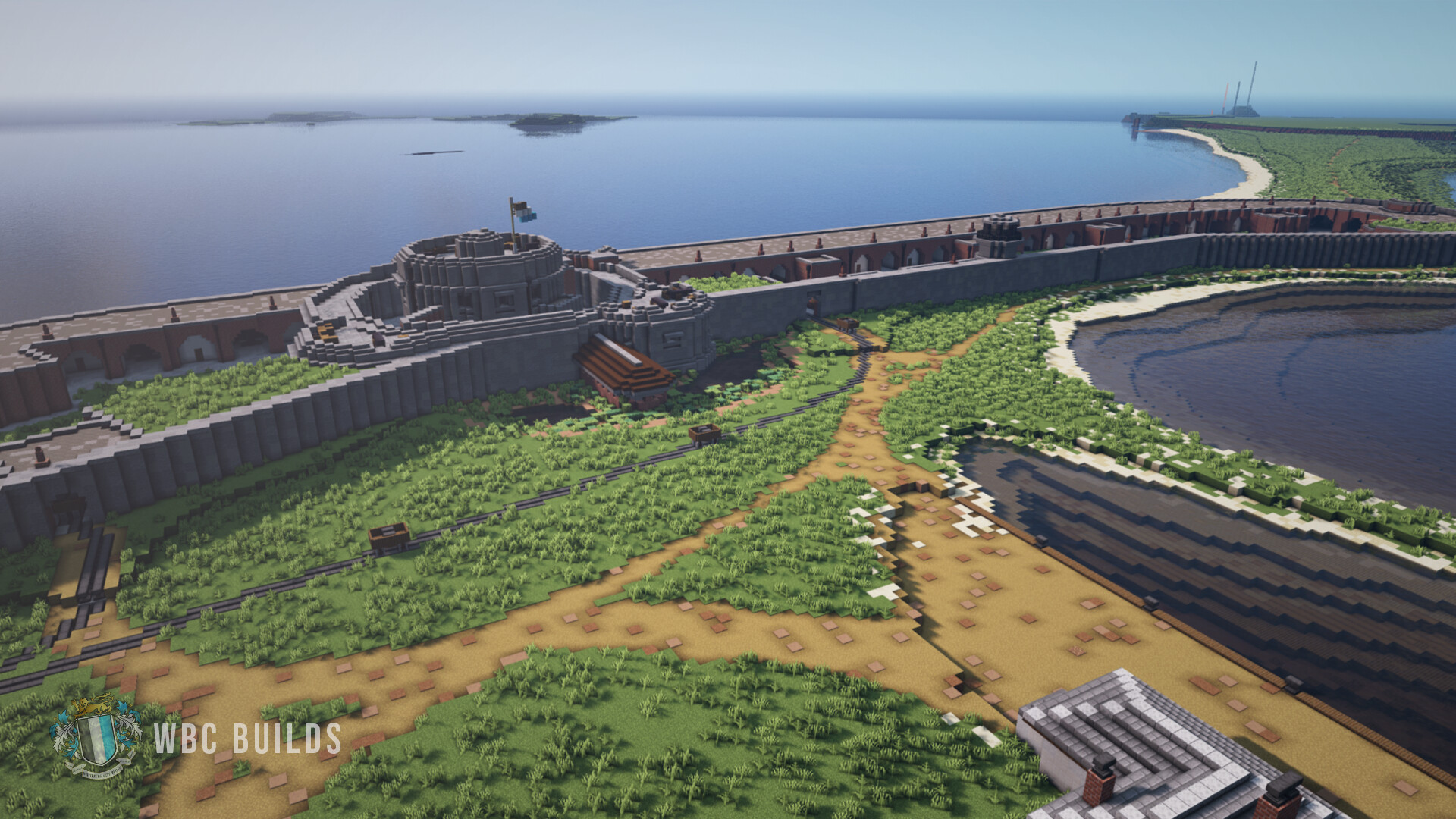 Hurst Castle - Tudor & Victorian Costal Fort Minecraft Map