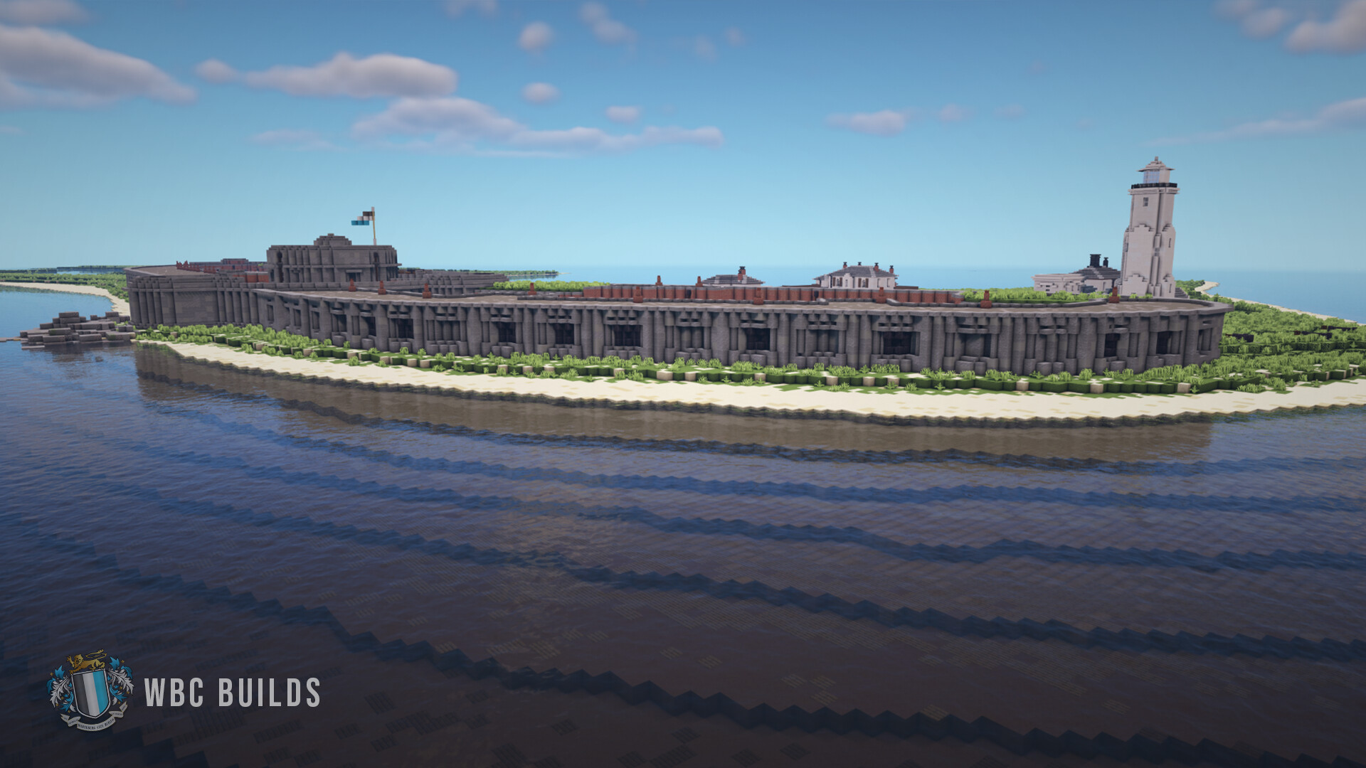 Hurst Castle - Tudor & Victorian Costal Fort Minecraft Map
