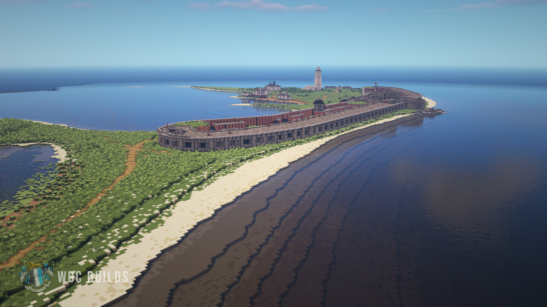 Hurst Castle - Tudor & Victorian Costal Fort Minecraft Map