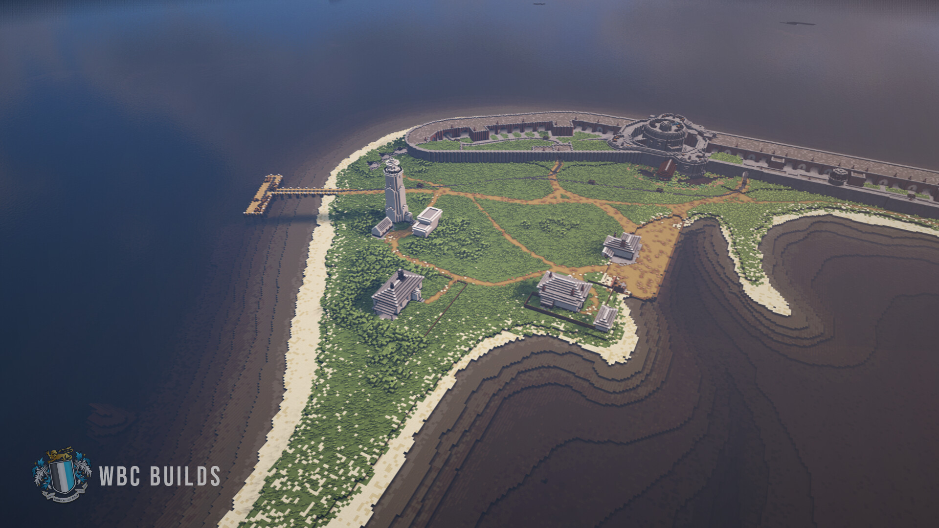 Hurst Castle - Tudor & Victorian Costal Fort Minecraft Map