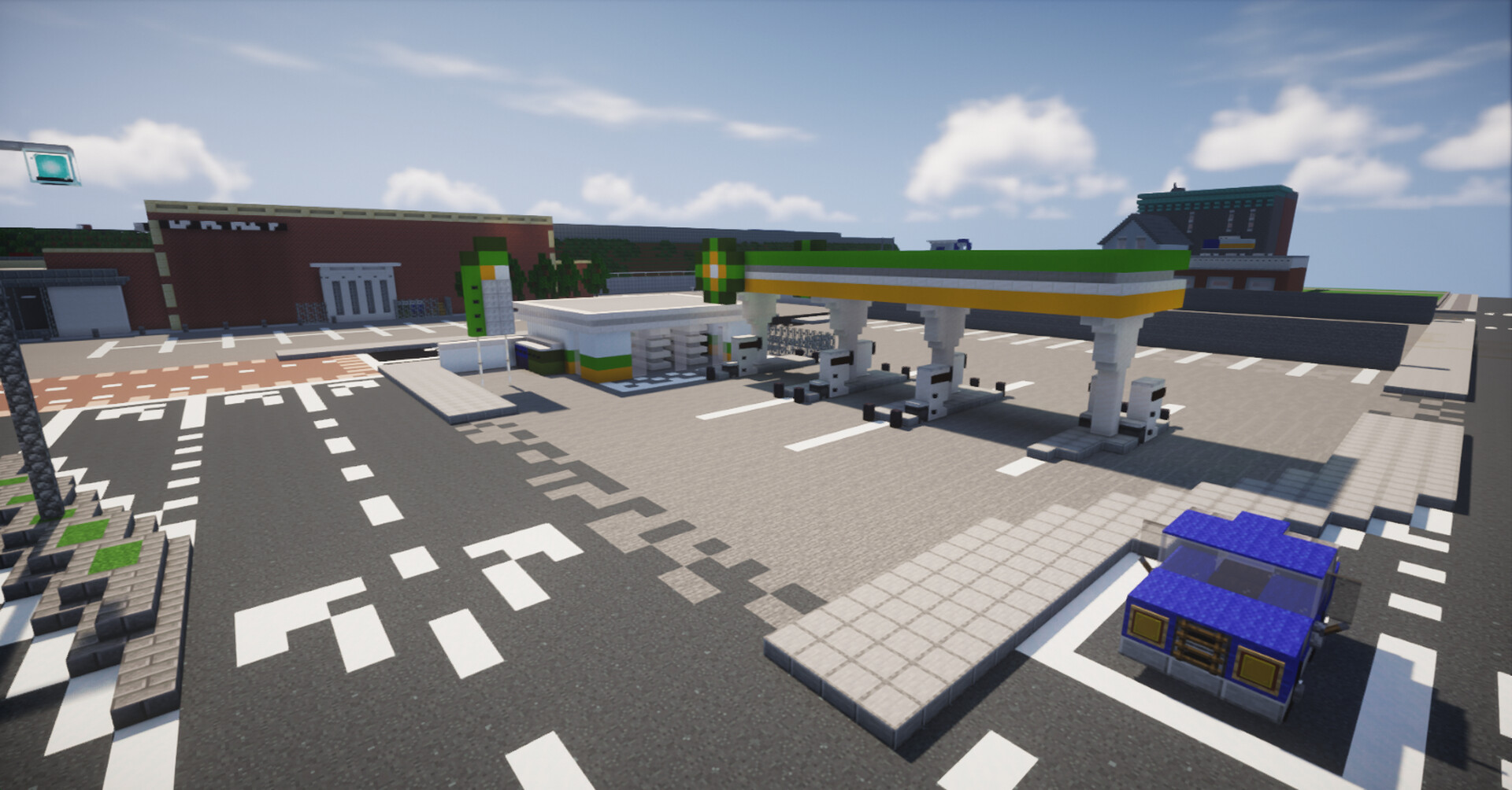 BP Gas Station Minecraft Map