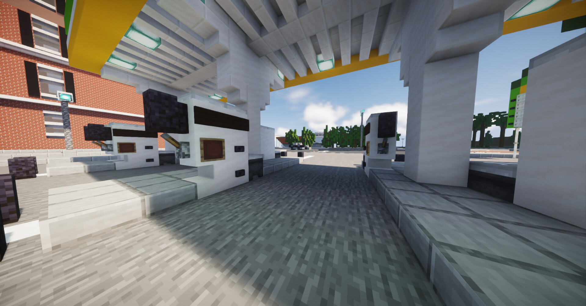 BP Gas Station Minecraft Map