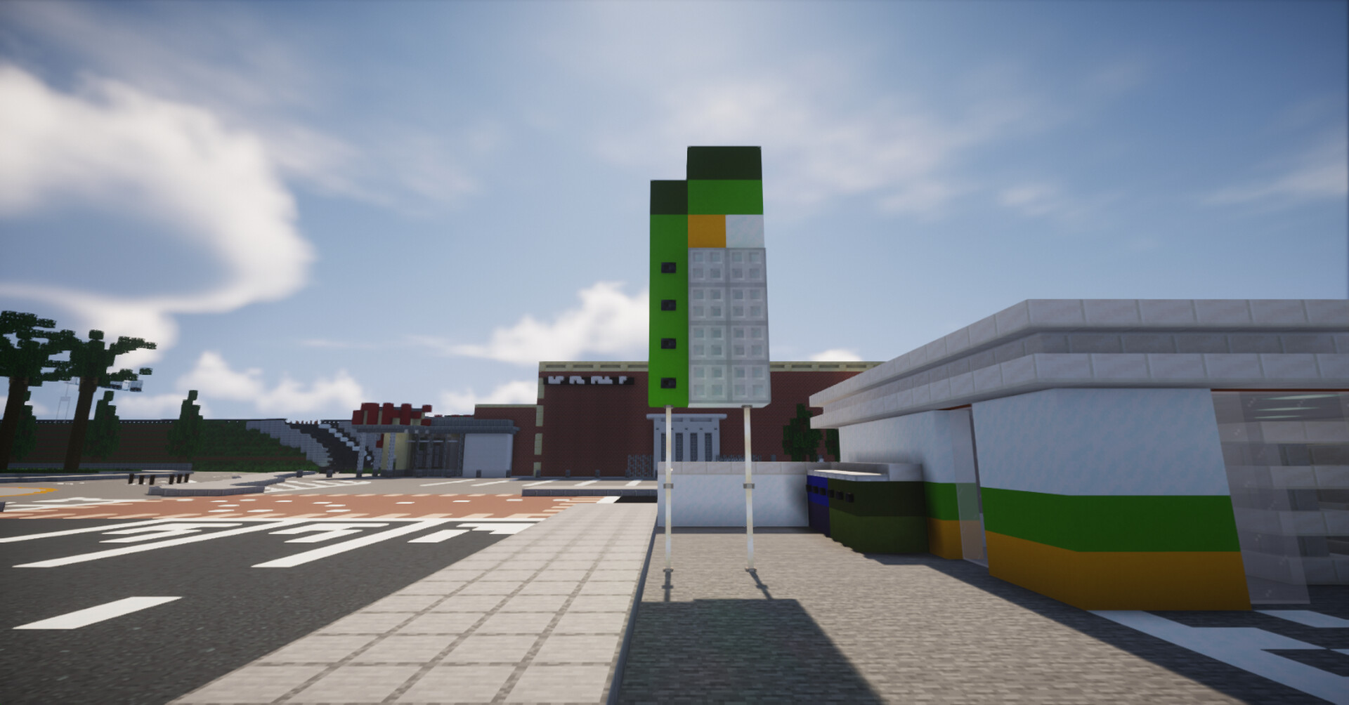 BP Gas Station Minecraft Map