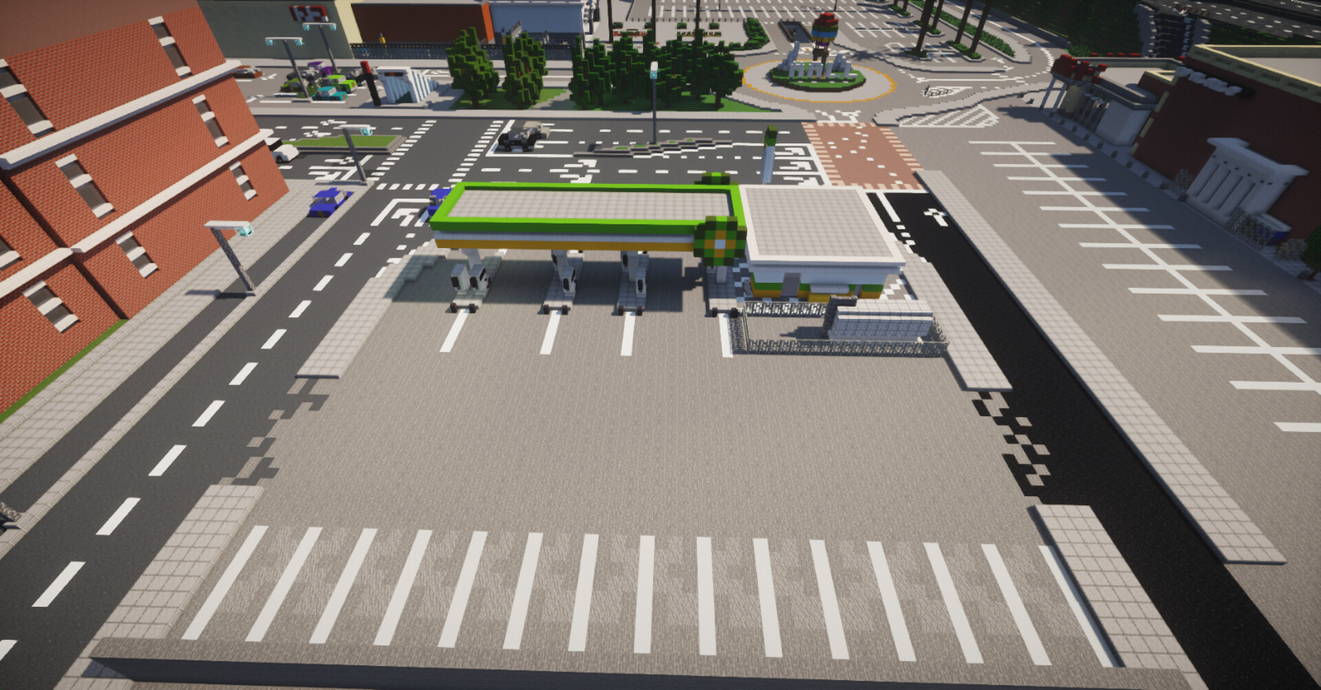 BP Gas Station Minecraft Map